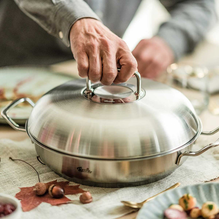 Original-Profi Collection® Stainless Steel Serving Pan with High Dome ...